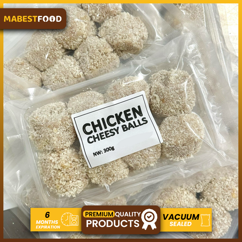 CHICKEN CHEESY BALLS 300G – Mabest Food