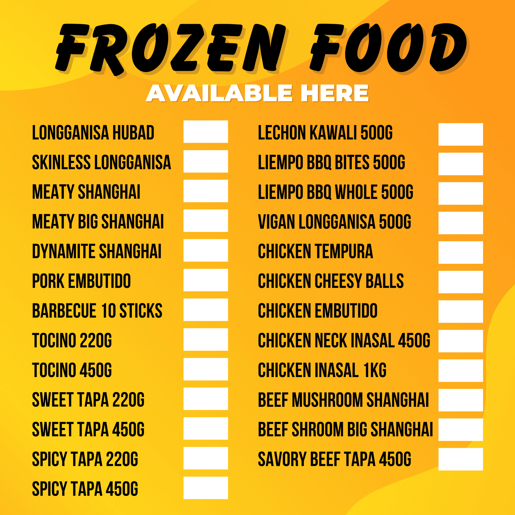 TARPAULIN – Mabest Food